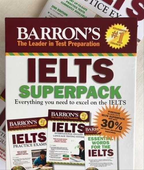 Barron’s ielts Superpack (3 книги + 5CD) - новьё