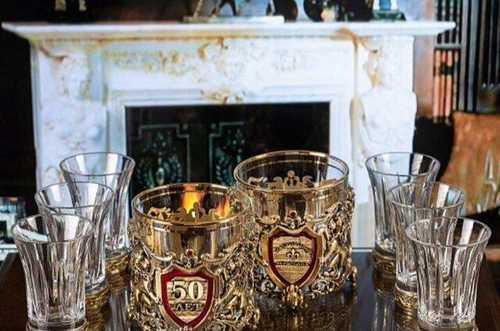 Набор стаканы для виски и рюмки «Юбилейный 50 лет»