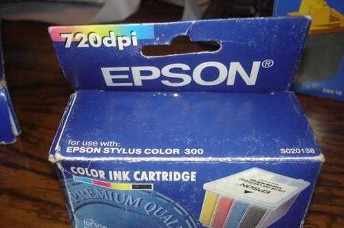 Epson S020138 картридж цветной