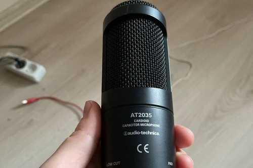 Студийный микрофон audio-technica AT 2035
