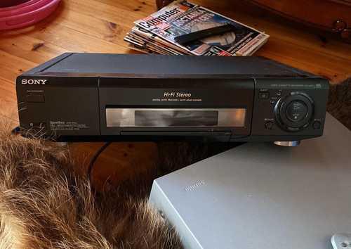 Видеомагнитофон sony hi fi stereo vhs slv - e870