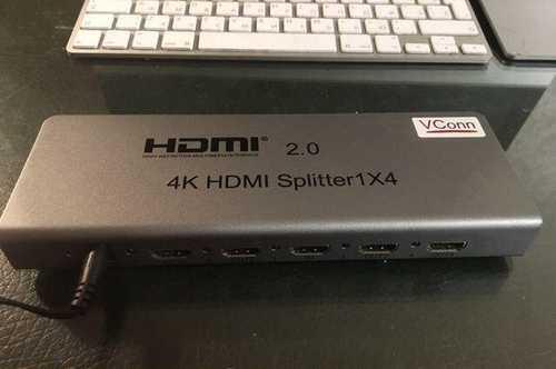 4K hdmi 2.0 Splitter 1x4
