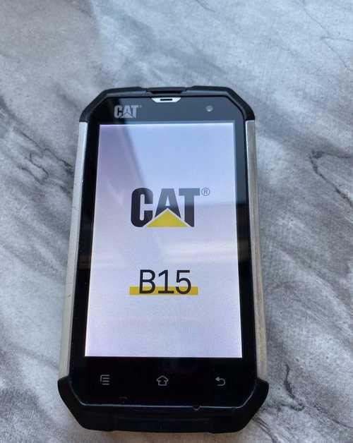 Противоударный смартфон Caterpillar Cat B15