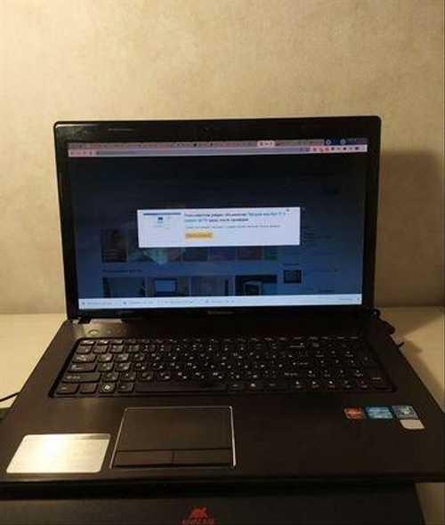 Продам ноутбук 17.3 Lenovo G770