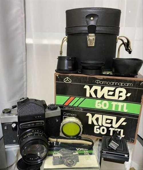 Плёночный фотоаппарат Киев 60 TTL Волна -3