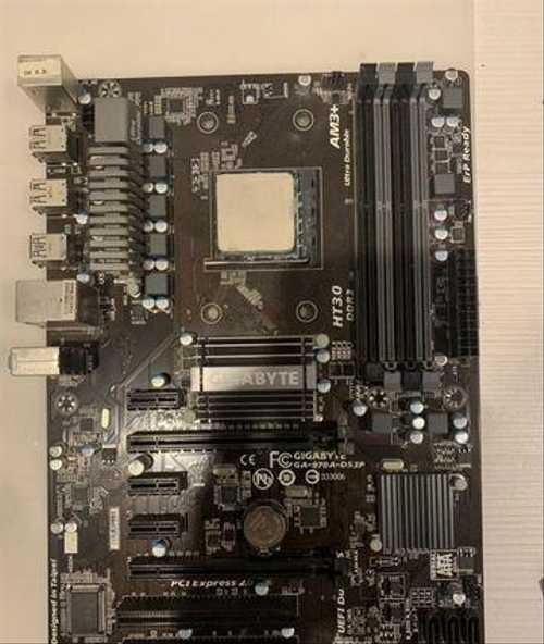 Комплект AMD/FX8320 + gigabyte ga 970a ds3p