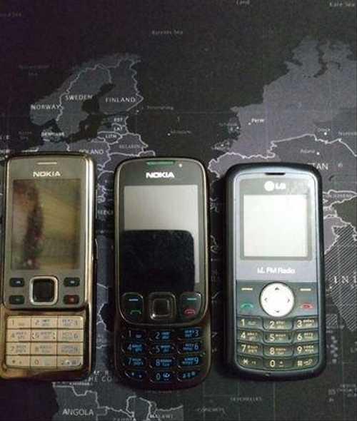 Телефоны Нокиа 6300, 6303 и LG 105