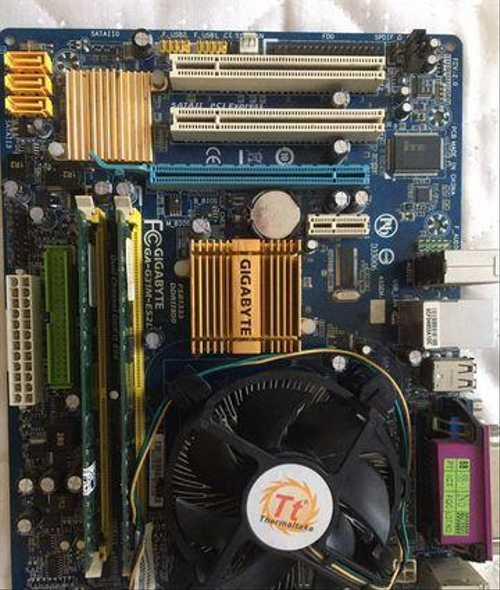 Материнская плата 775 pentium e5400 ddr2 2gb