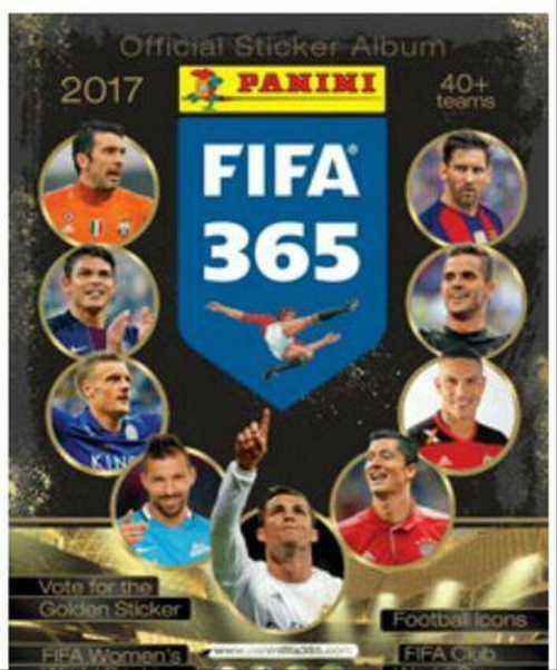 Наклейки/стикеры fifa 365 2017