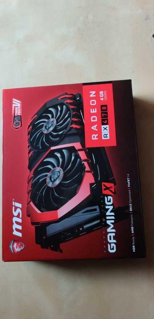 Видеокарта Msi RX470 4GB Gaming X