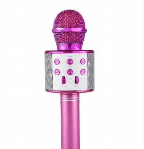 Караоке микрофон handheld WS-858 (розовый)