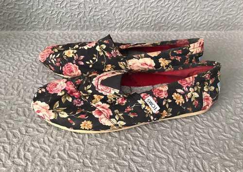 Стильные слипоны toms, 38 размер, США