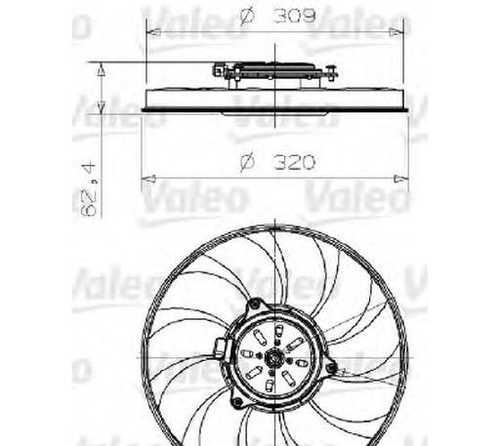 Вентилятор Opel / Saab