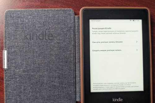 Kindle Paperwhite в оригинальном чехле