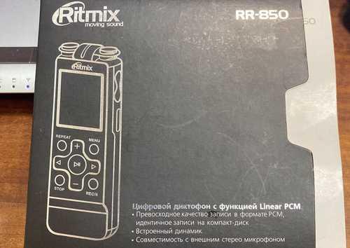 Цифровой диктофон ritmix rr-850