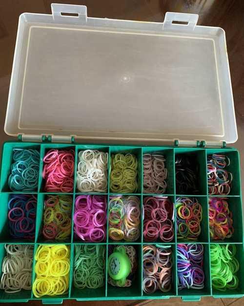 Резиночки для плетения в коробке