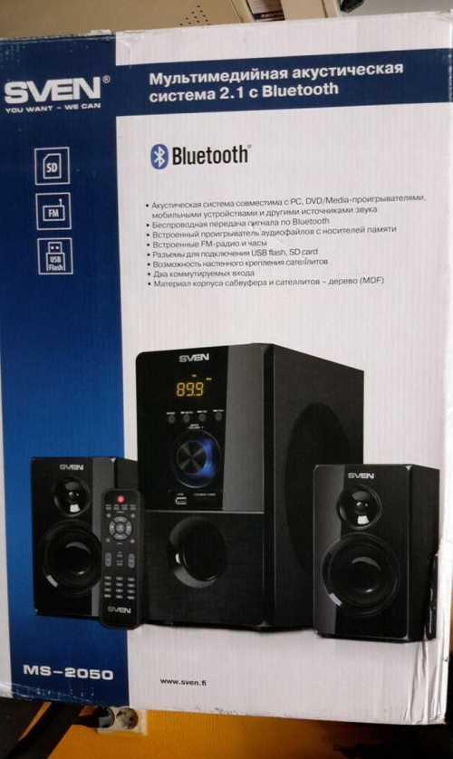 Продаю sven MS-2050 2.1 Bluetooth