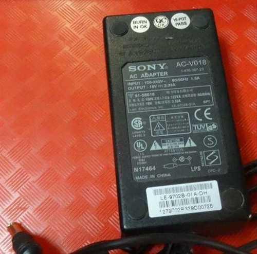 Блок питания Sony AC-V018 18V 3,33A бу Antikvaria