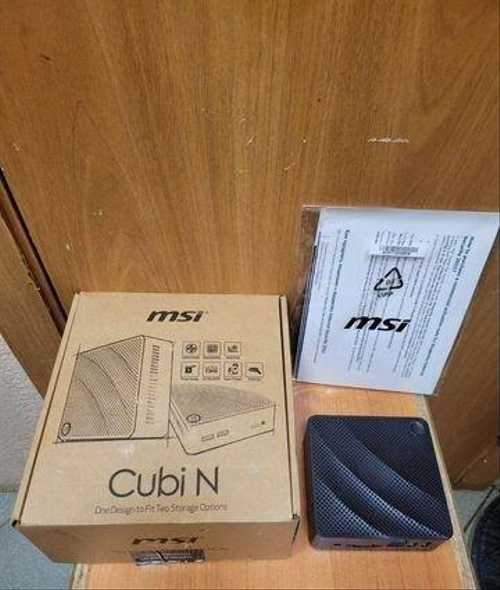 Новый мини компьютер MSI Cubi N SSD128gb/4Gb/Intel