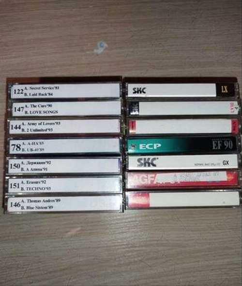 Аудиокассеты с записью С-90 из 90х