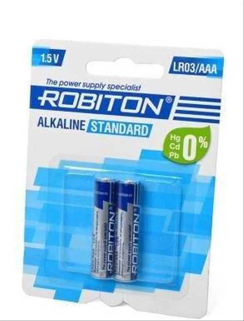 Батарейка мизинчиковая (aaа) robiton standard BL2
