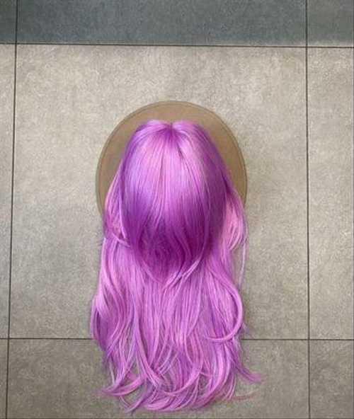 Аренда розовый парик длинные реалистичные волосы