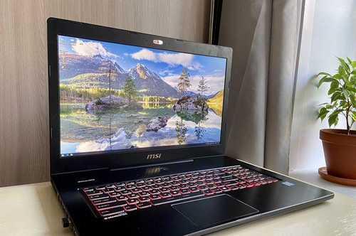 Игровой ноутбук 17.3 д, msi GS72 6QE (MS-1775)