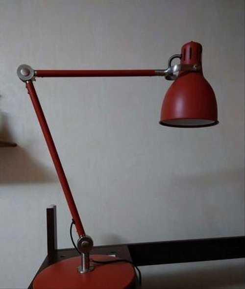 Рабочая лампа Икеа IKEA терракотовая