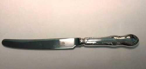 Нож столовый, серебро 925