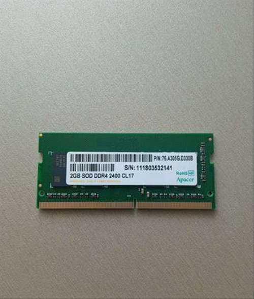 Оперативная память ddr4 2gb