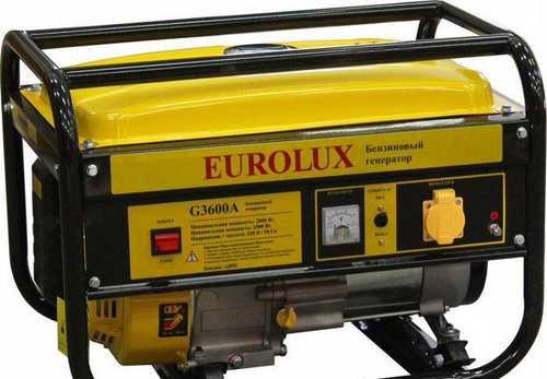 Бензиновый генератор eurolux G3600A