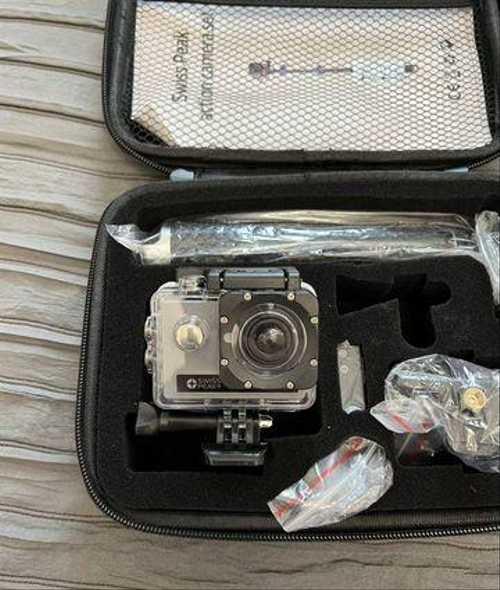 Action camera set Swiss Peak (экшн камера)