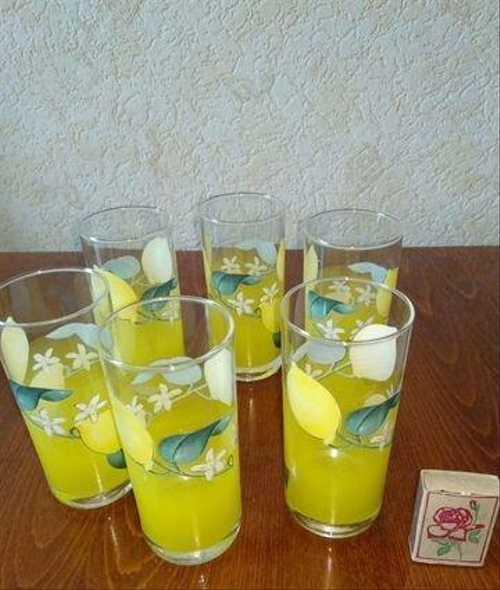 Набор стаканов "Лимоны"