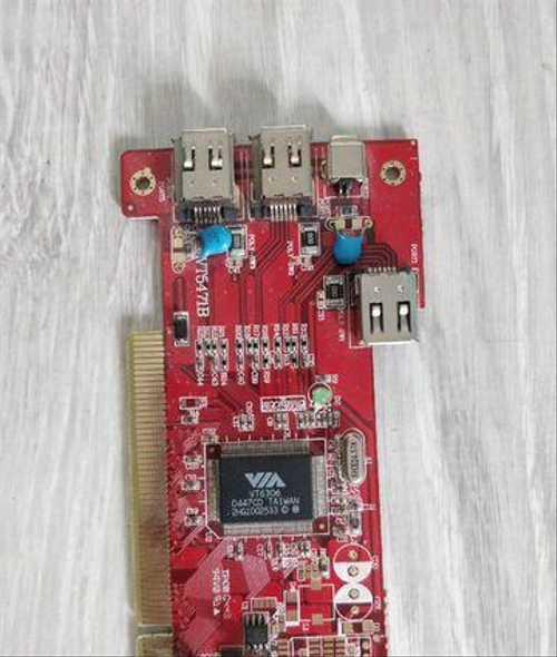 Контроллер PCI ieee1394 FireWire VIA VT5471B