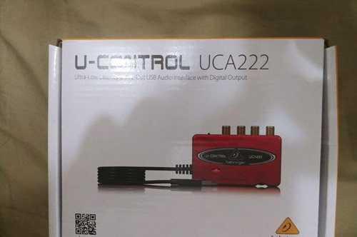 Внешняя звуковая карта behringer U-control UCA222