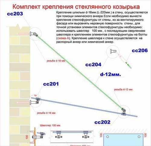 Стеклянный козырек на подвесах чертежи dwg