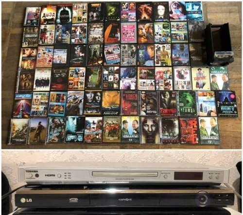 DVD плеер Toshiba, Lg, диски фильмы