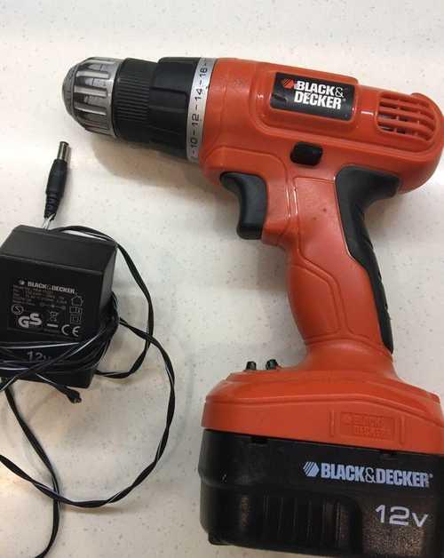 Шуруповерт black decker