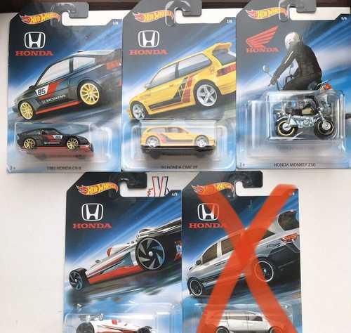 Hot Wheels Honda series