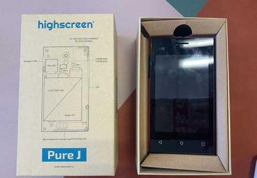 Смартфон Highscreen Pure J512 Mb, новый