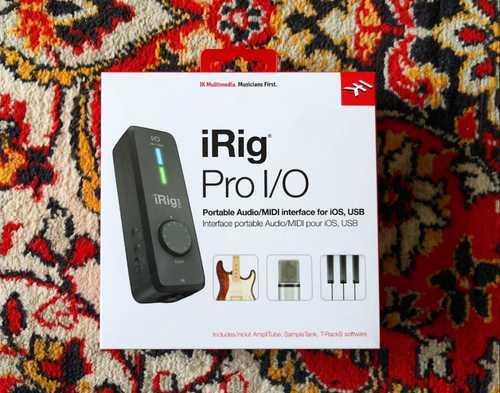 IRig Pro I/O и 12 платных приложений из AppStore