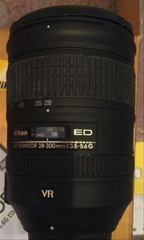 Объектив Nikon Lens AF-S Nikkor 28-300 mm Новый