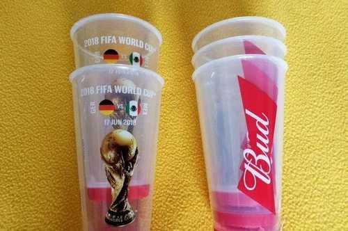 Подарочные пластиковые стаканы с чм по футболу 201