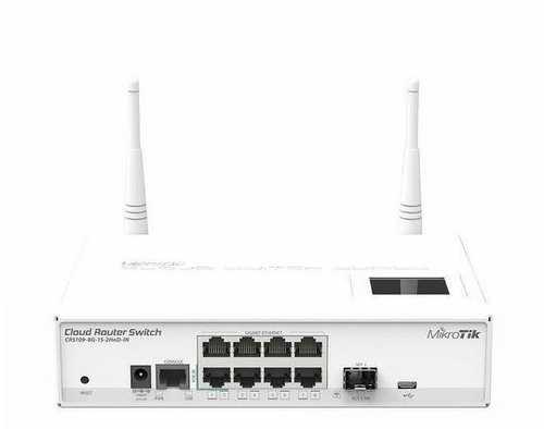 Коммутатор MikroTik CRS109-8G-1S-2HND-IN управляем