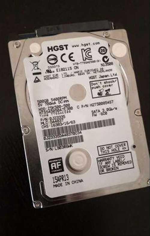 Жесткий диск HDD 2,5 500 гб