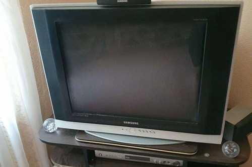 Бу телевизор Samsung и тумба