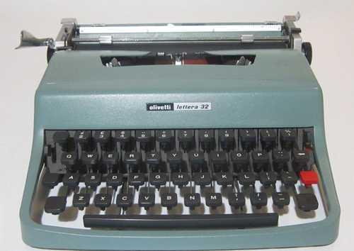 Печатная (пишущая) машинка Olivetti Lettera 32