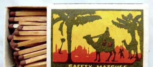 Спички СССР Импортные Safety Matches с Верблюдом