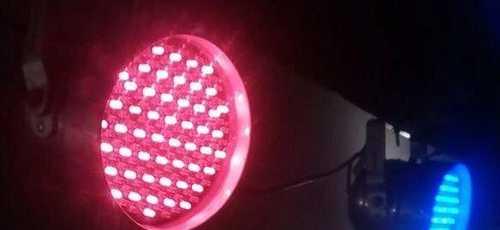 Светомузыка Euro Lite LED Par56 4шт Строб Mic DMX