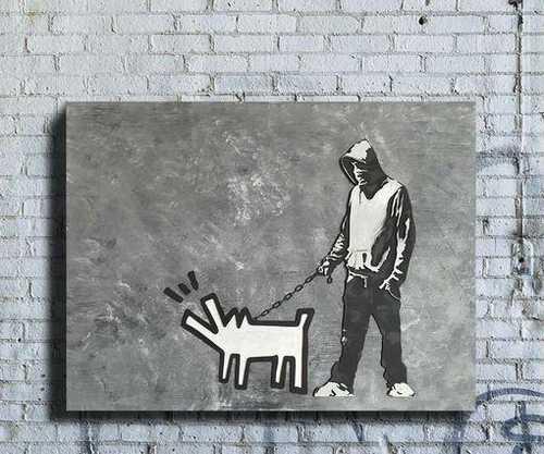 Картина Banksy пано декор